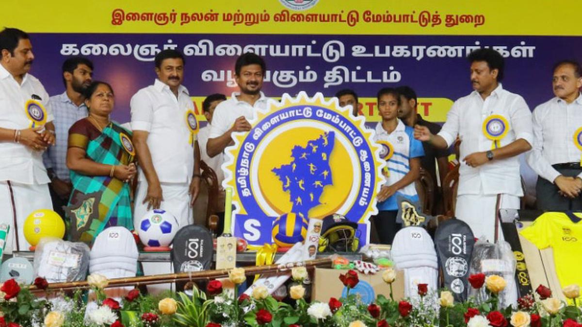 Udhayanidhi Stalin releases new logo of SDAT - The Hindu